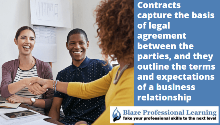 Why are Contracts important | Blaze Professional Learning